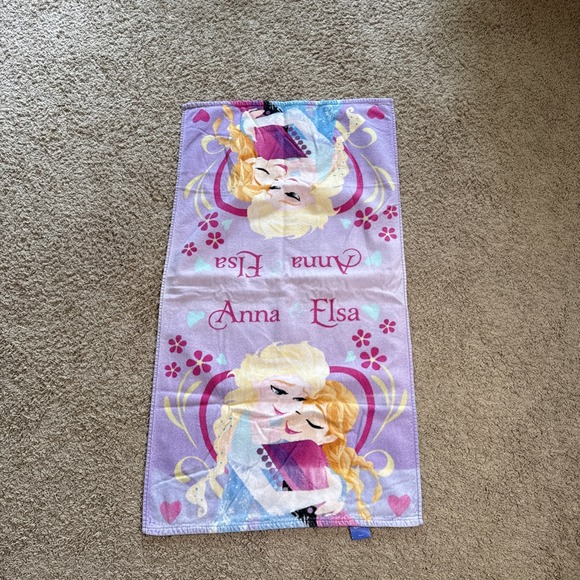 Disney | Bath | Disney Frozen Anna And Elsa Beach Bath Towel 44x24 ...
